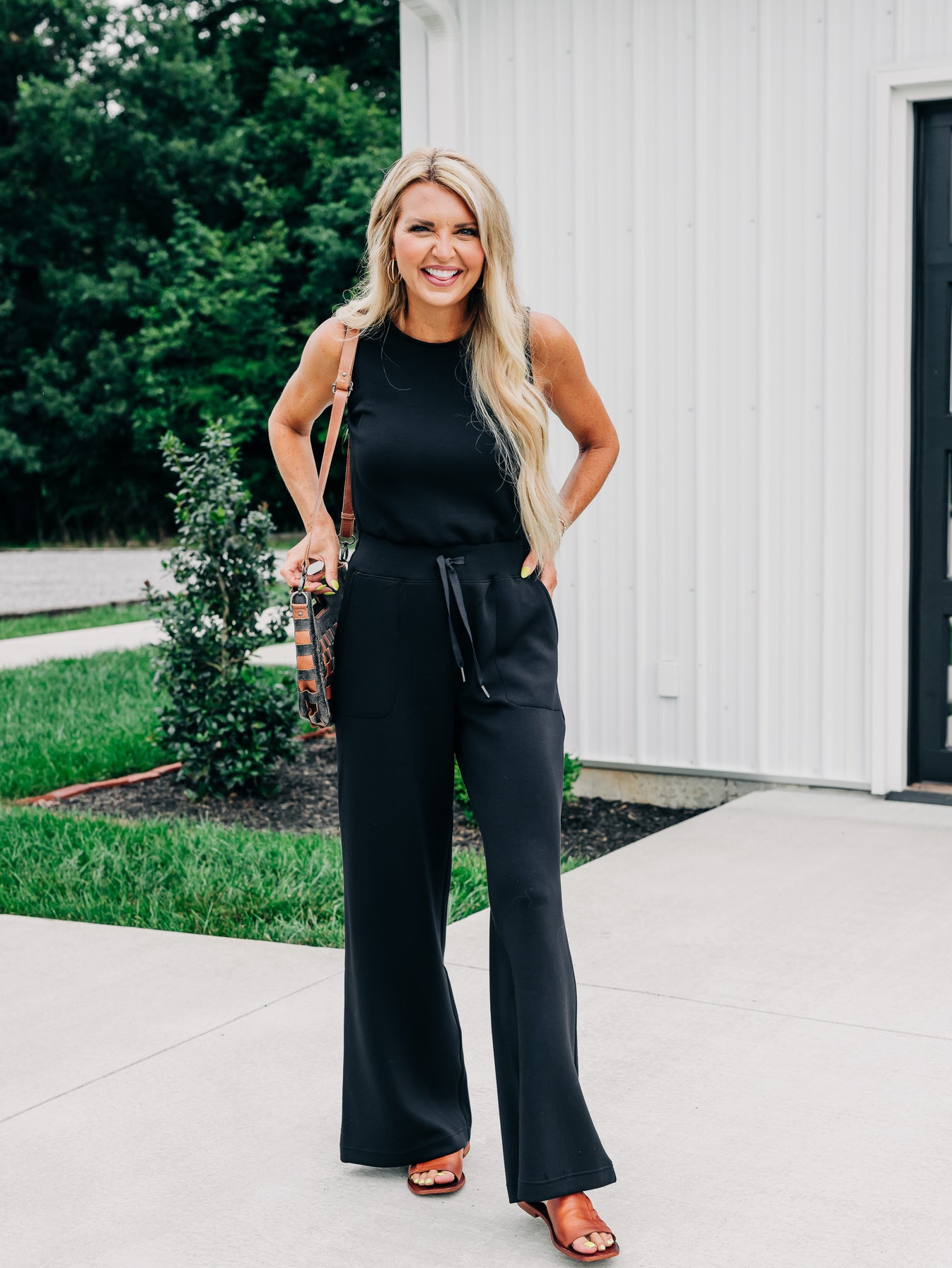 AirEssentials Very Black Jumpsuit – Ribbon Chix